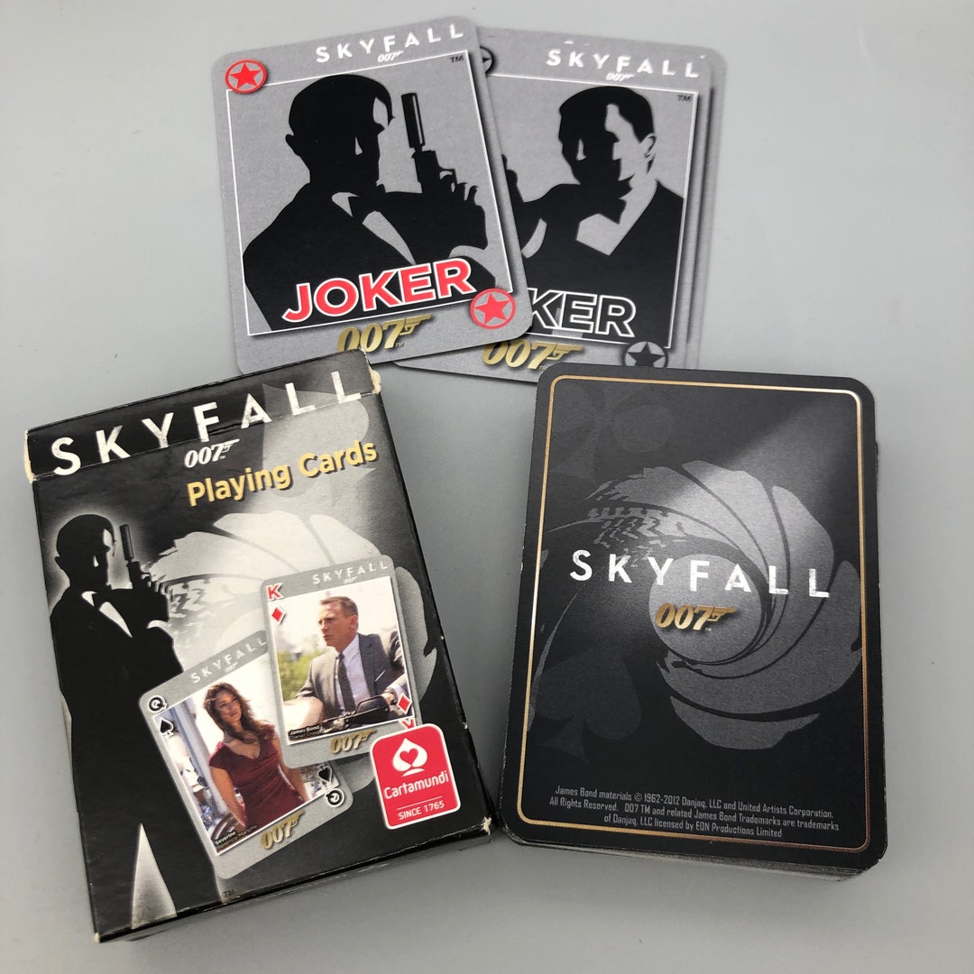 007 James Bond Skyfall Playing Cards - Etsy