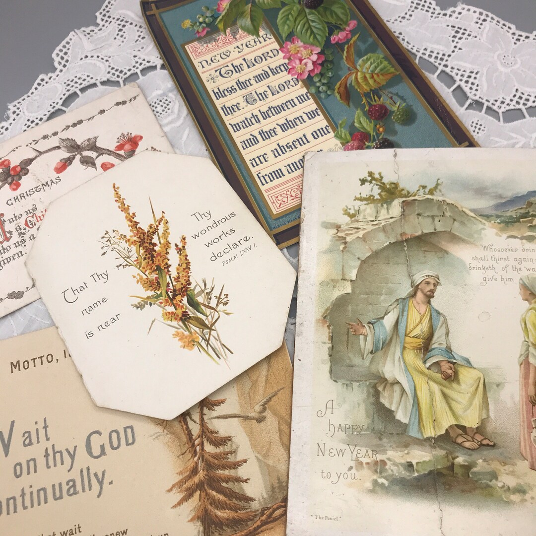 Collection of Vintage Religious Tracts and Greetings - Etsy