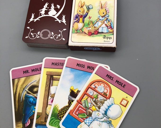 Pepys Woodland Happy Families Card Game - Etsy