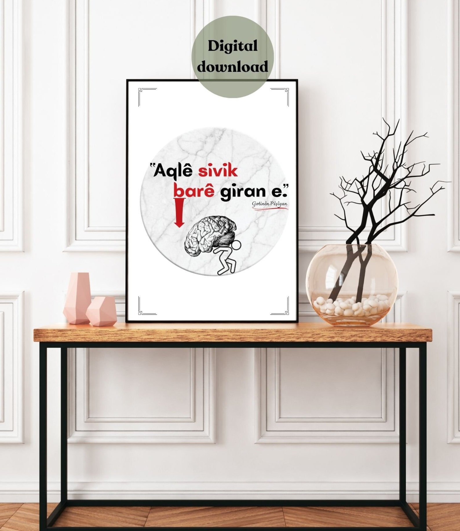 Kurdish Proverb Print,printable Proverb Wall Art- Digital Download Wall ...