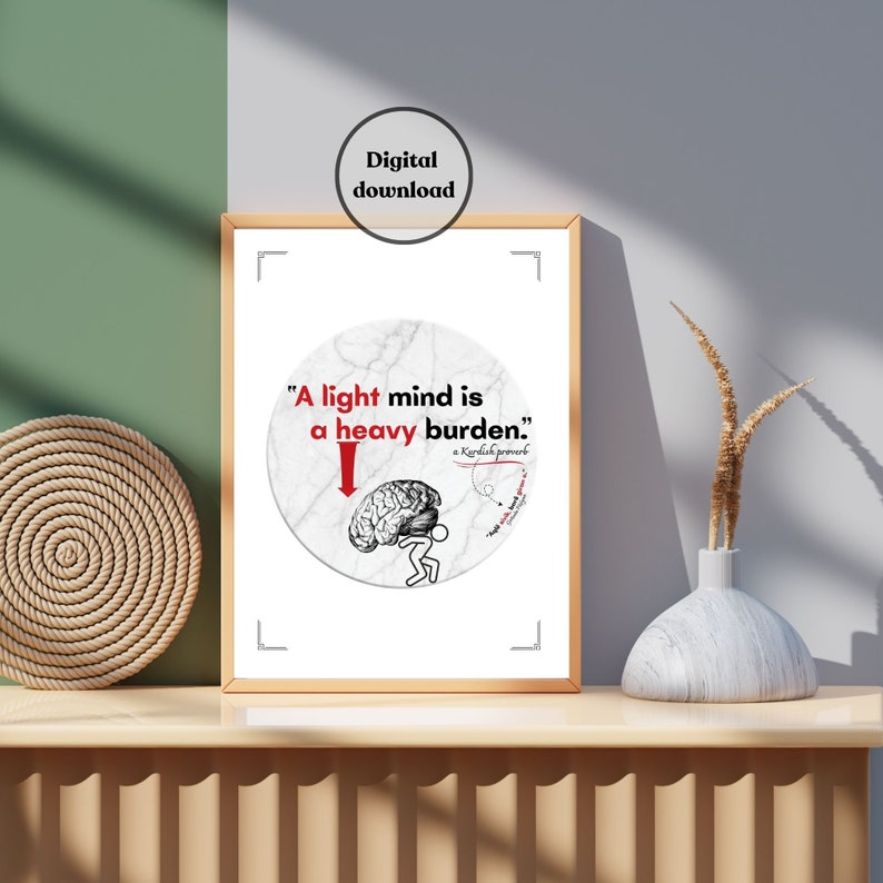 Printable Proverb, Kurdish Proverb Print, Printable Proverb Wall Art ...