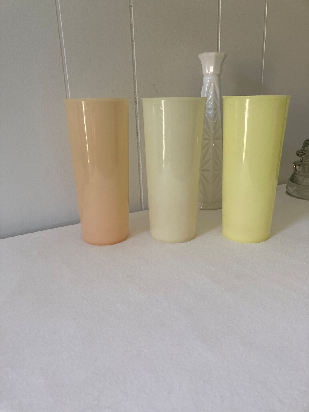 Vintage Tupperware Tumblers 16 Ounce Pastel Drink Glasses - Etsy