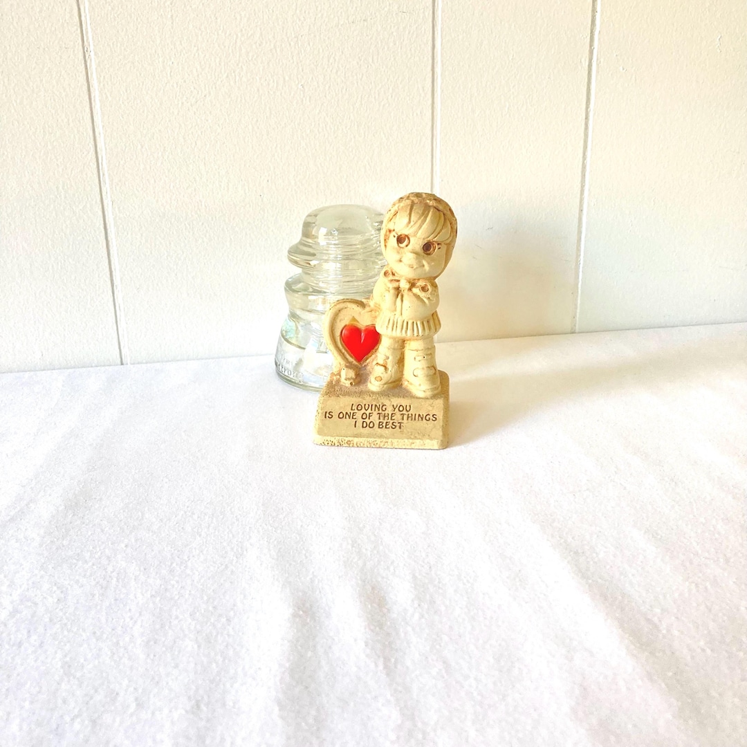 Vintage Paula Figurine Loving You is One of the Things I Do Best Molded ...