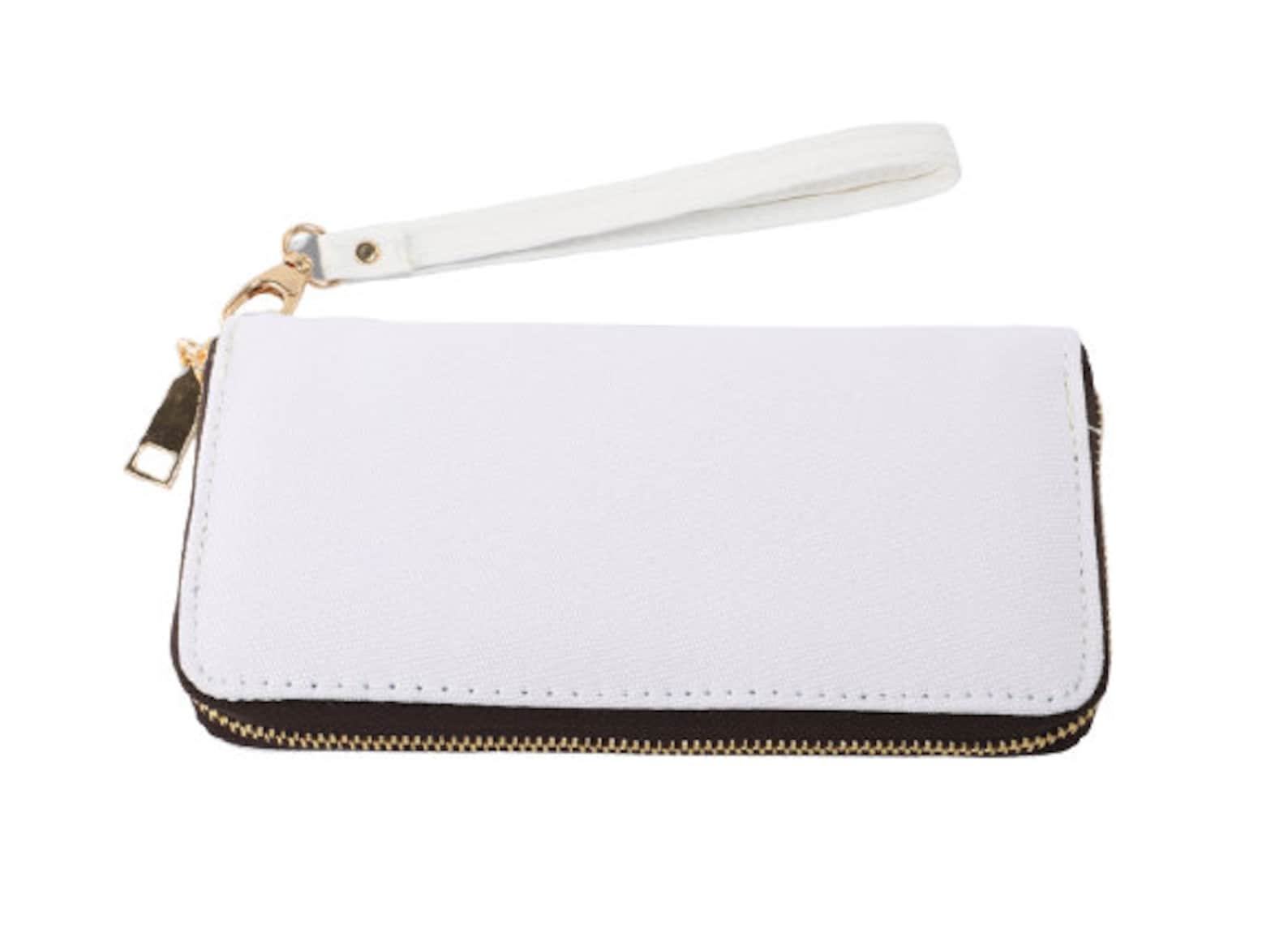 Blank Ladies Canvas Double Sided Wallet With Wristlet **ready for ...