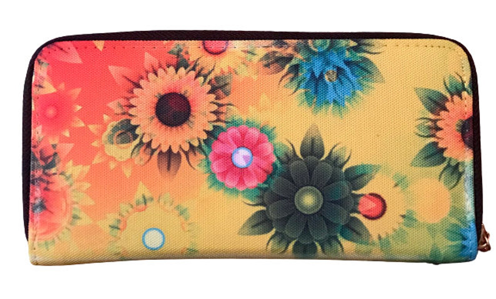 Blank Ladies Canvas Double Sided Wallet With Wristlet **ready for ...