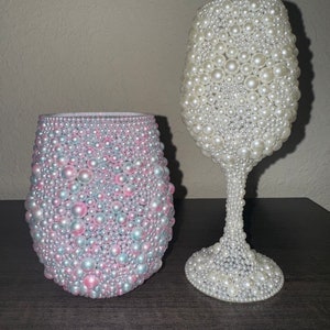 Bedazzled Wine Glass - Etsy