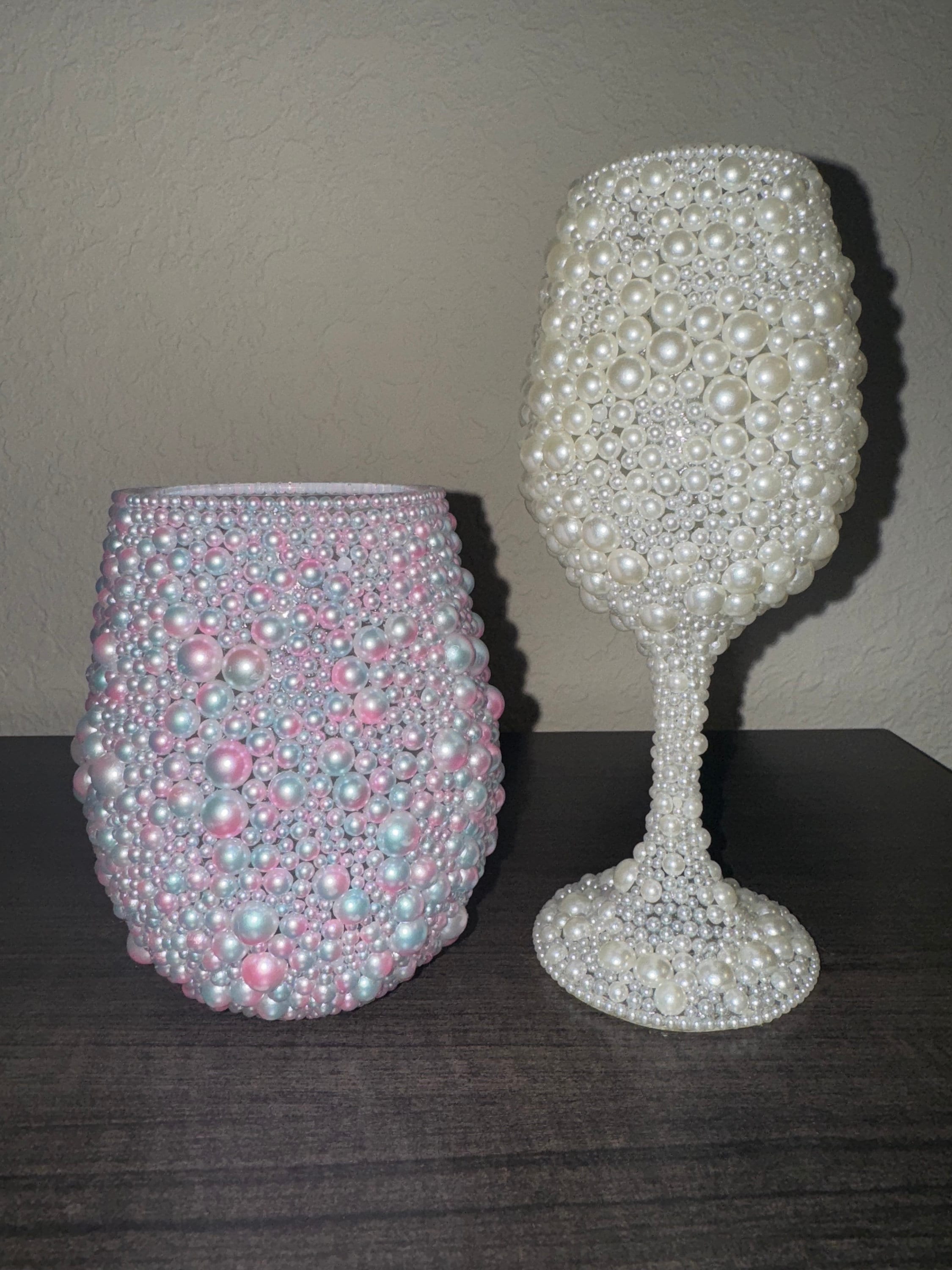 Bedazzled Wine Glass - Etsy