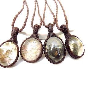 Garden Quartz Healing Crystal Necklace, Womens Healing Crystal Jewelry ...
