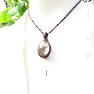 Garden Quartz Healing Crystal Necklace, Womens Healing Crystal Jewelry ...