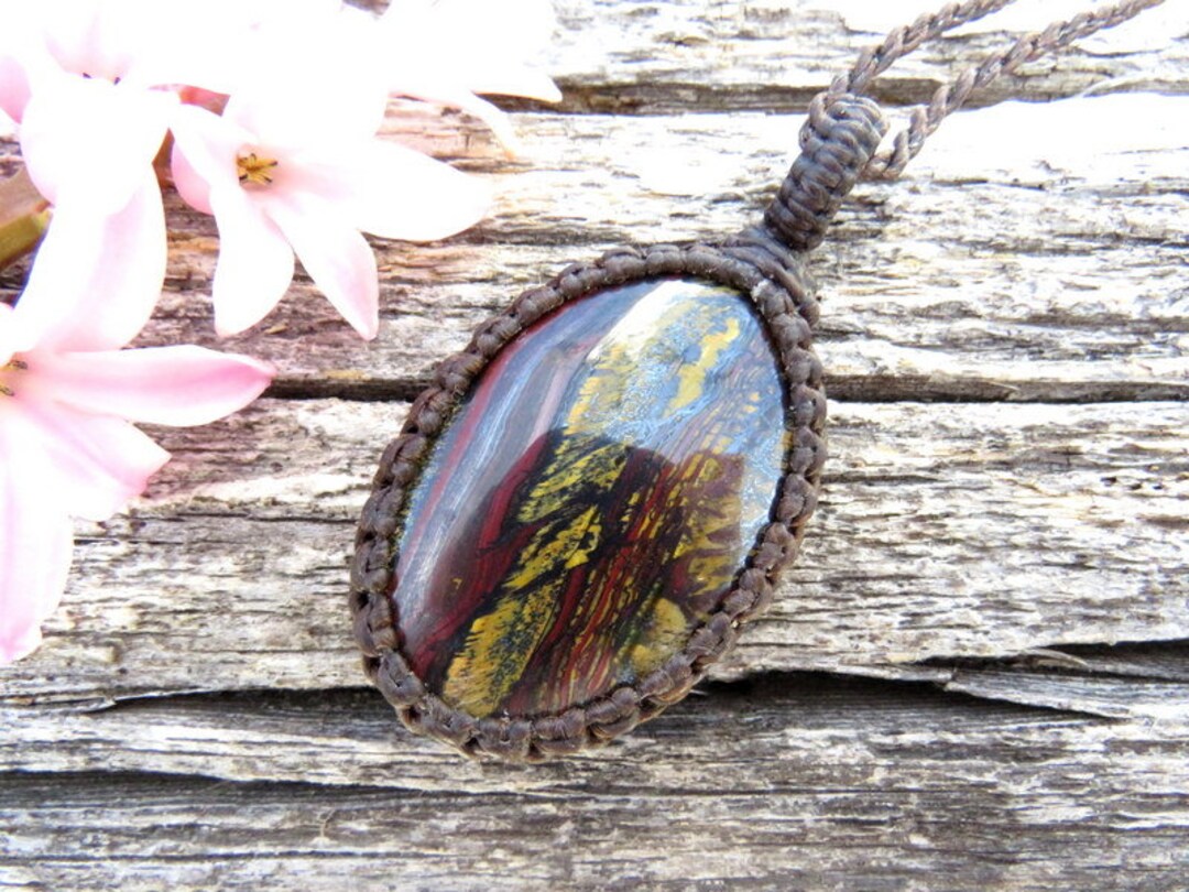 Red Tiger Eye Necklace, Tigers Eye Necklace, Fathers Day Gift, for the ...