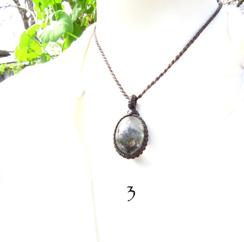 Garden Quartz Healing Crystal Necklace, Womens Healing Crystal Jewelry ...