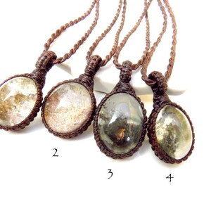 Garden Quartz Healing Crystal Necklace, Womens Healing Crystal Jewelry ...
