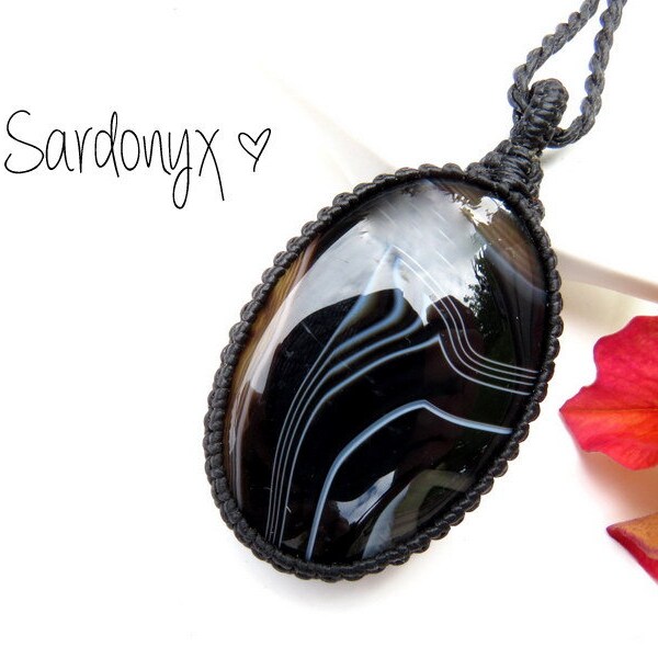 Sardonyx Stone - Etsy