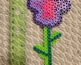 Perler Bead Flower - Etsy