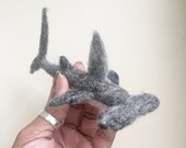 Needle Felted Hammerhead Shark MADE TO ORDER - Etsy