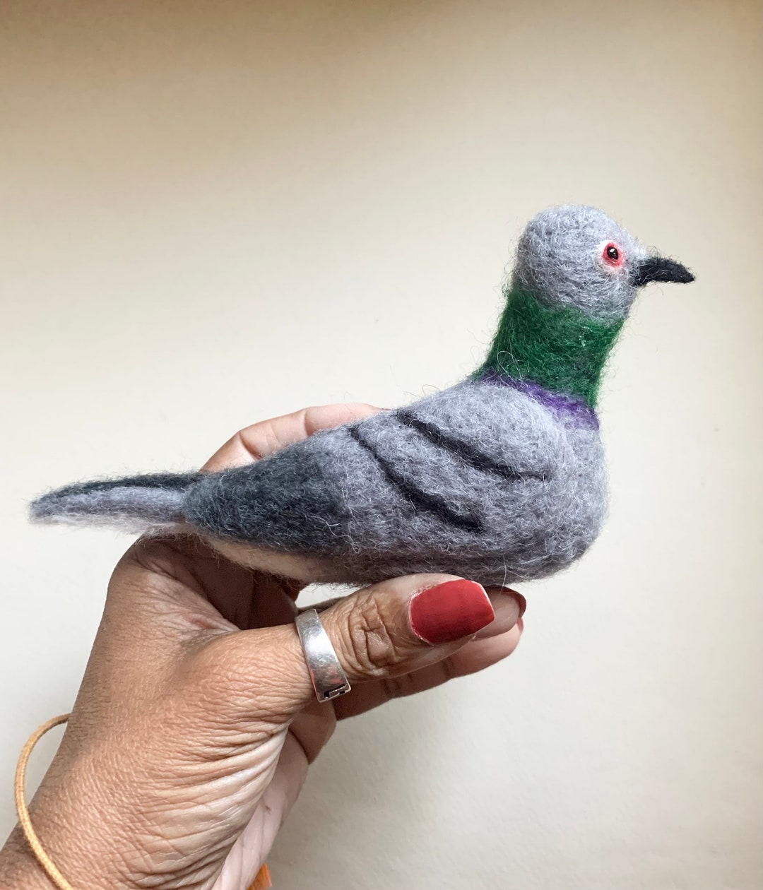 Needle Felted Rock Pigeon MADE TO ORDER - Etsy