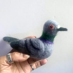 Needle Felted Rock Pigeon MADE TO ORDER - Etsy