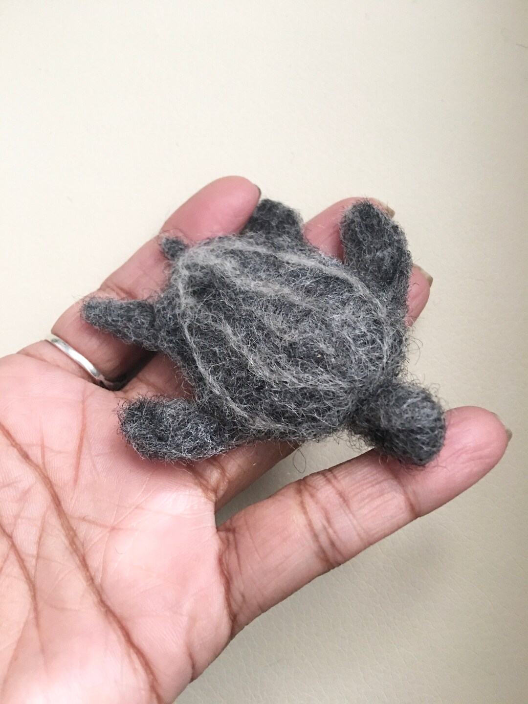 Needle Felted Leatherback Turtle MADE TO ORDER - Etsy