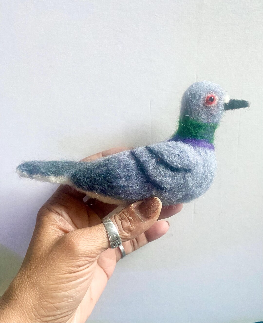 Needle Felted Rock Pigeon MADE TO ORDER - Etsy