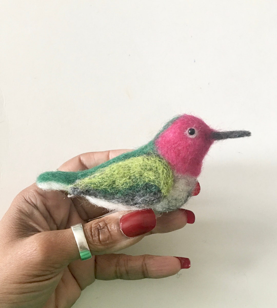 Needle Felted Anna’s Hummingbird MADE TO ORDER - Etsy