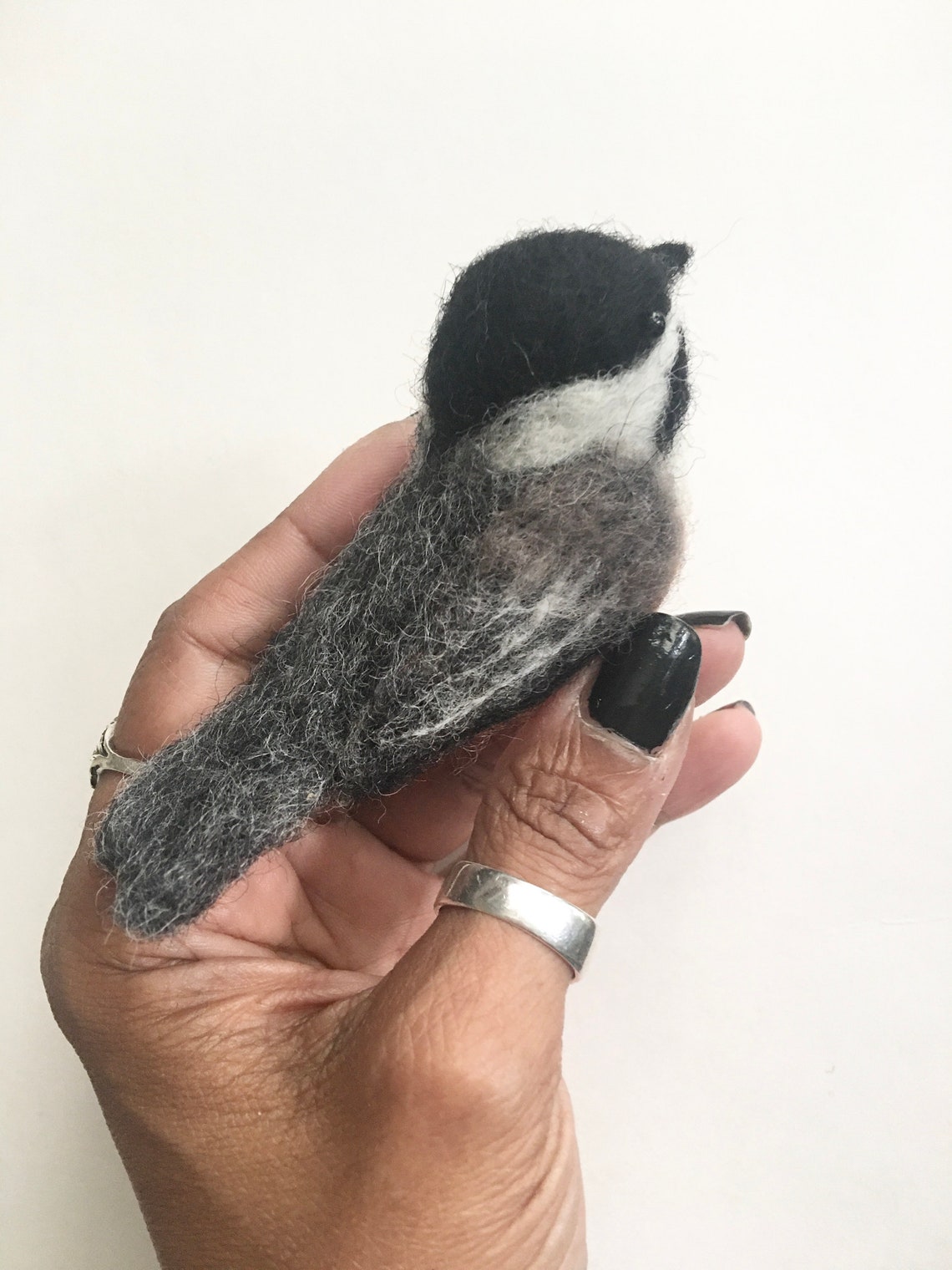 Needle Felted Black-capped Chickadee - Etsy