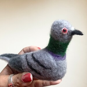 Needle Felted Rock Pigeon MADE TO ORDER - Etsy