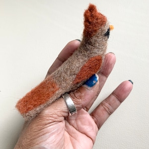 Needle Felted Female Cardinal MADE TO ORDER - Etsy