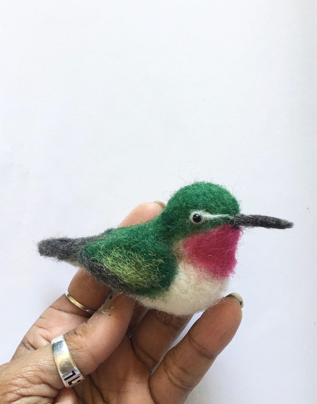 Needle Felted Broad Tailed Hummingbird MADE TO ORDER - Etsy