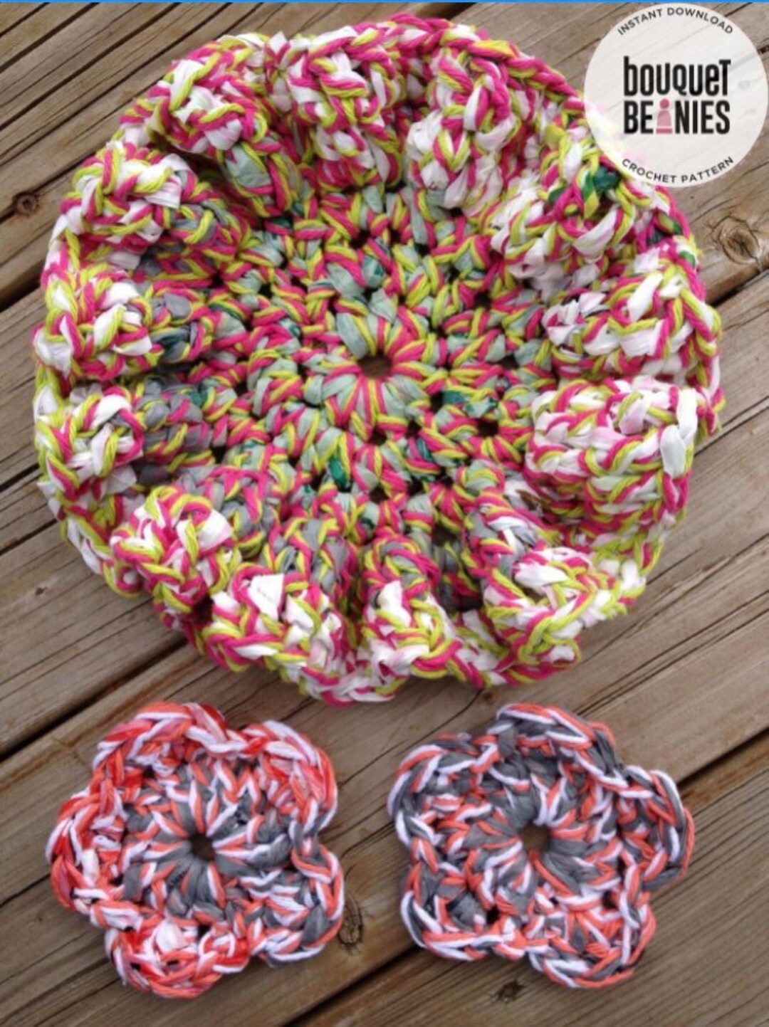 Ruffled Flower Scrubbie-cloth and Face Scrubbie Eco-friendly, Cotton ...