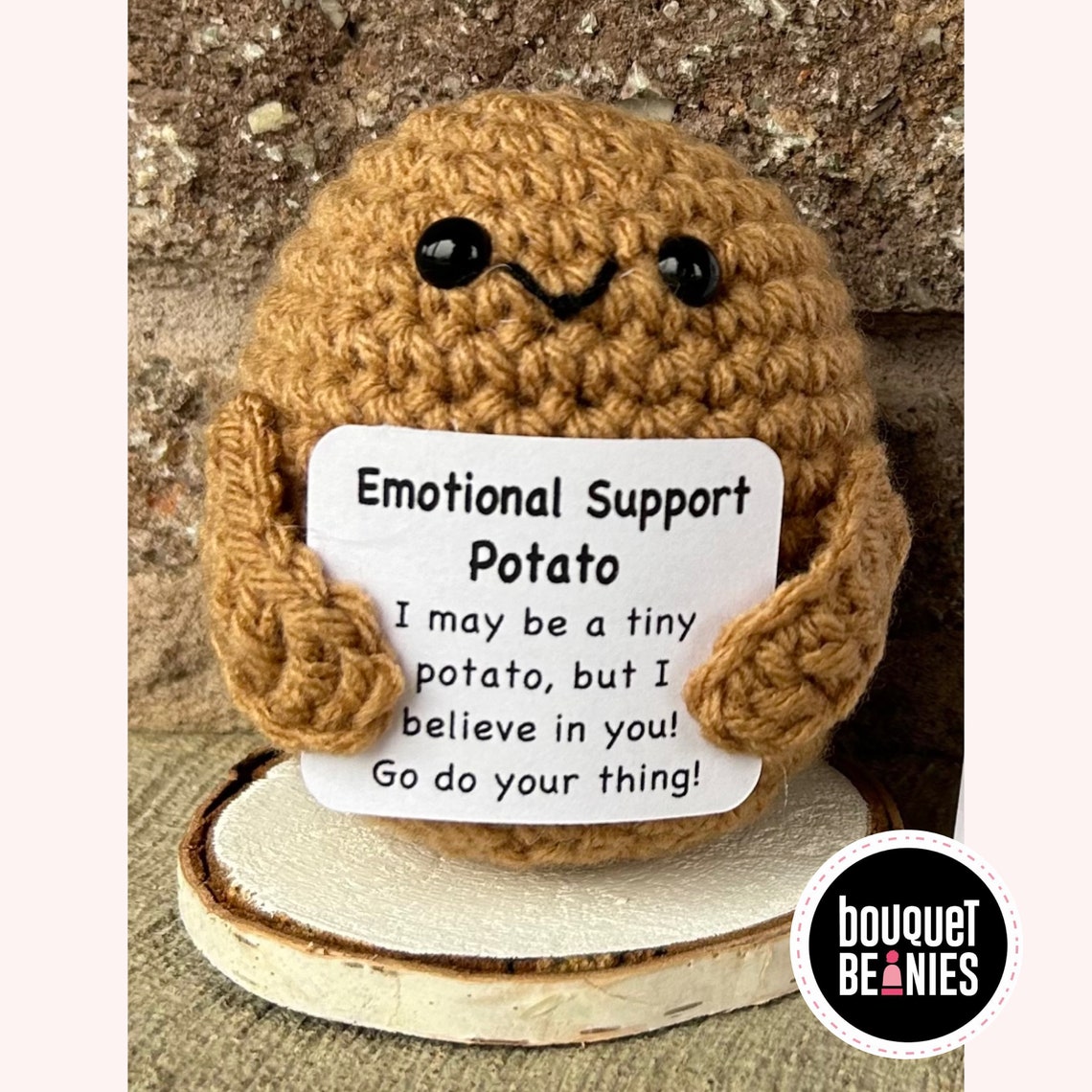 Emotional Support Potato, Potato Gift, Potato Stuffed Animal, Coworker ...