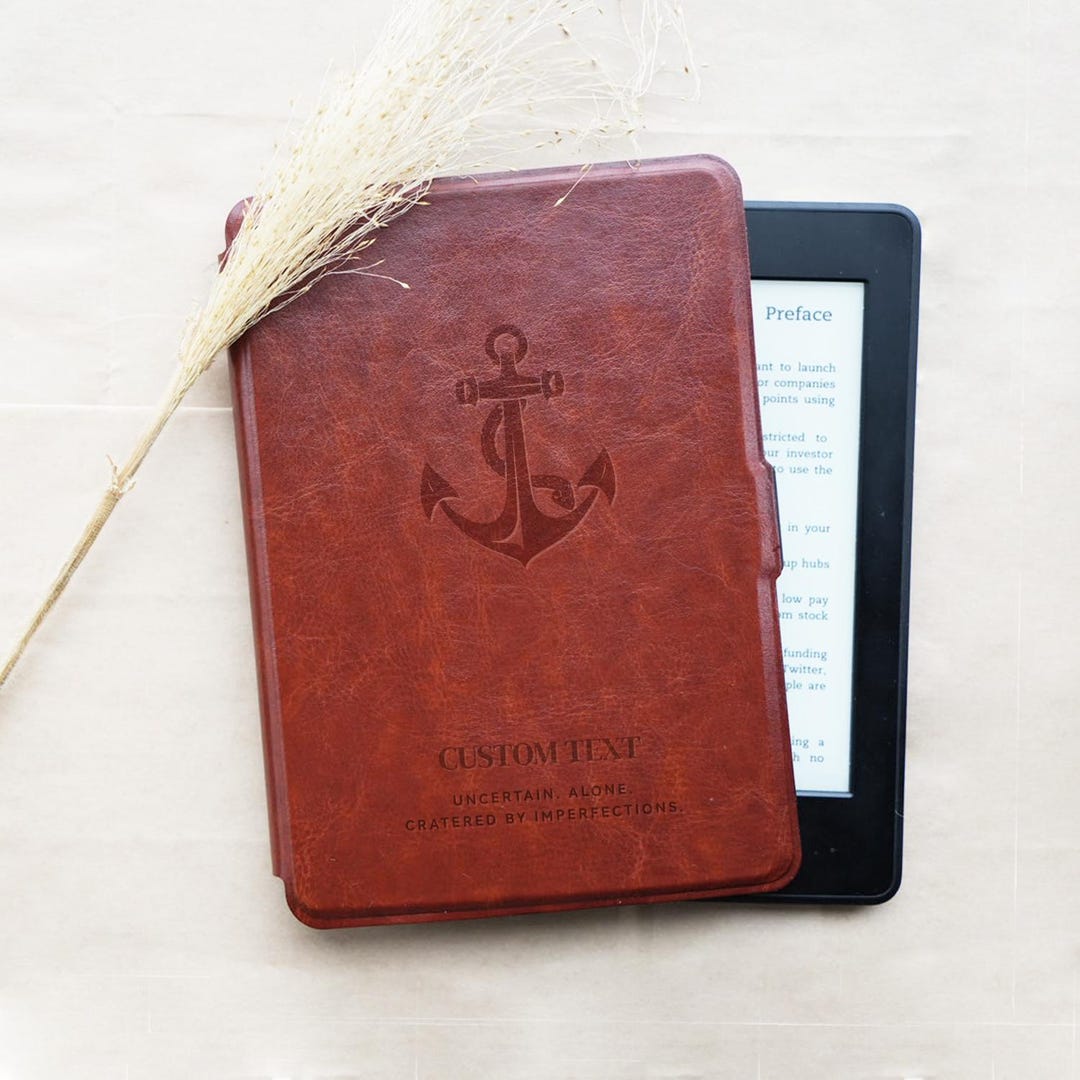 Personalized PU Leather Kindle Case | Engraved Paperwhite, Colorsoft ...