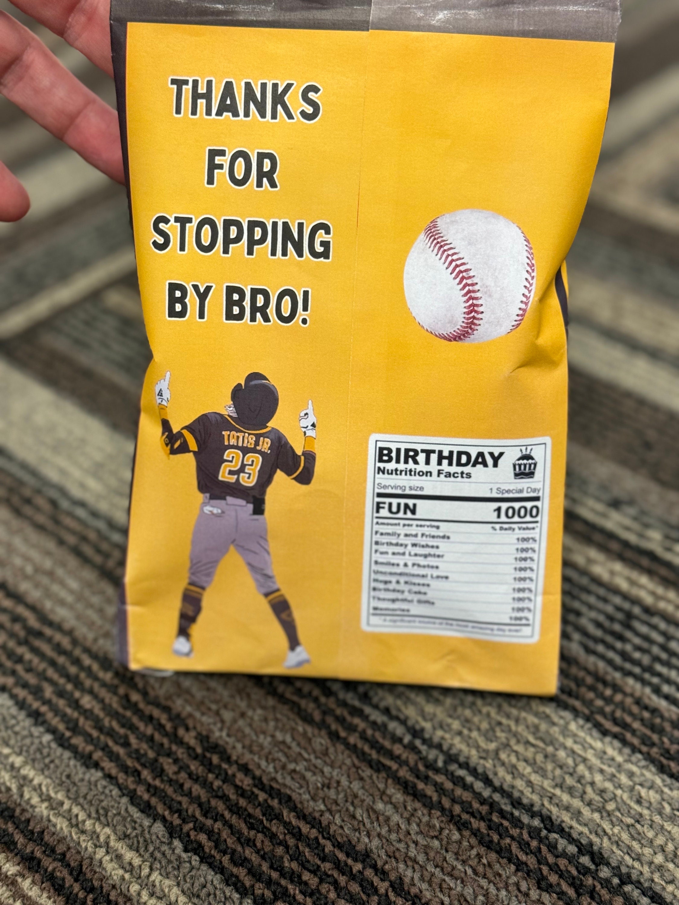 Canva Customizable San Diego Padres Chip Bag Party Favor - Etsy