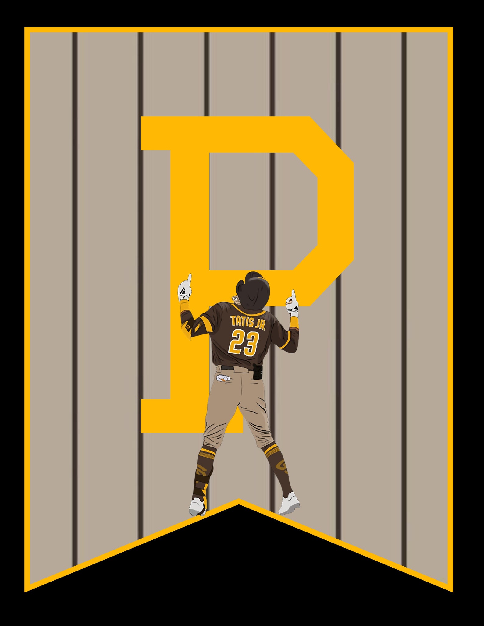 San Diego Padres Boys Canva Birthday Banner / Template - Etsy