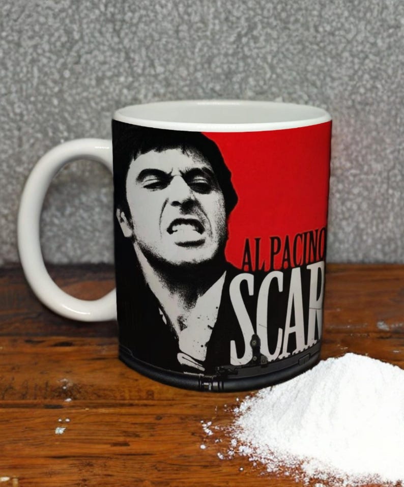 Scarface Mug Gangster Movie Mug Custom Mug Mafia Tony Montana Birthday ...