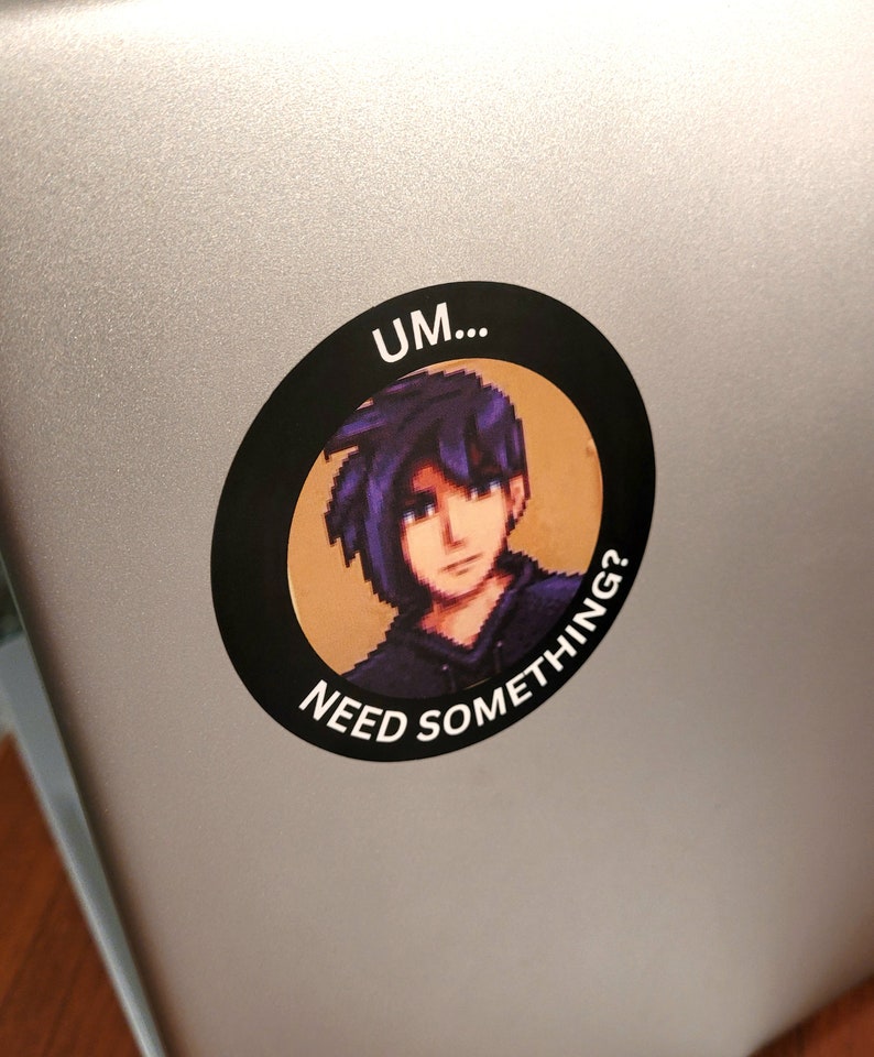 Stardew Sebastian Cozy Laptop Decal - Etsy