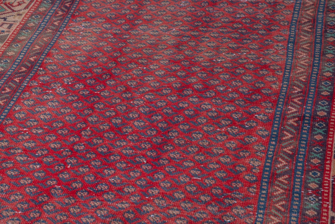 4x6 Vintage Rug, Turkish Rug, Red Rug, Anatolian Rug, Handmade Rug ...