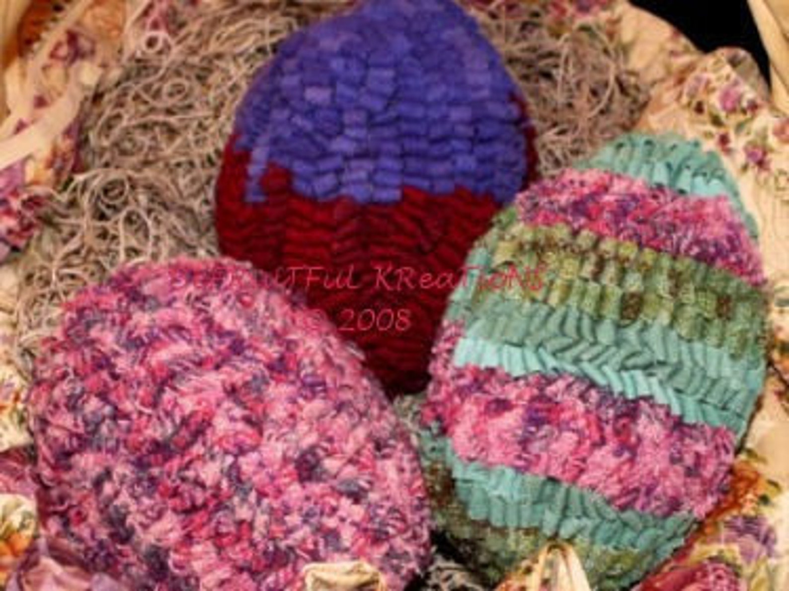 Dimensional Easter Eggs Rug Hooked E-pattern Hooking - Etsy