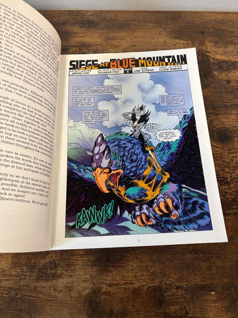 1989 the Complete Elf Quest Book Six: the Secret of Two Edge, Pini - Etsy