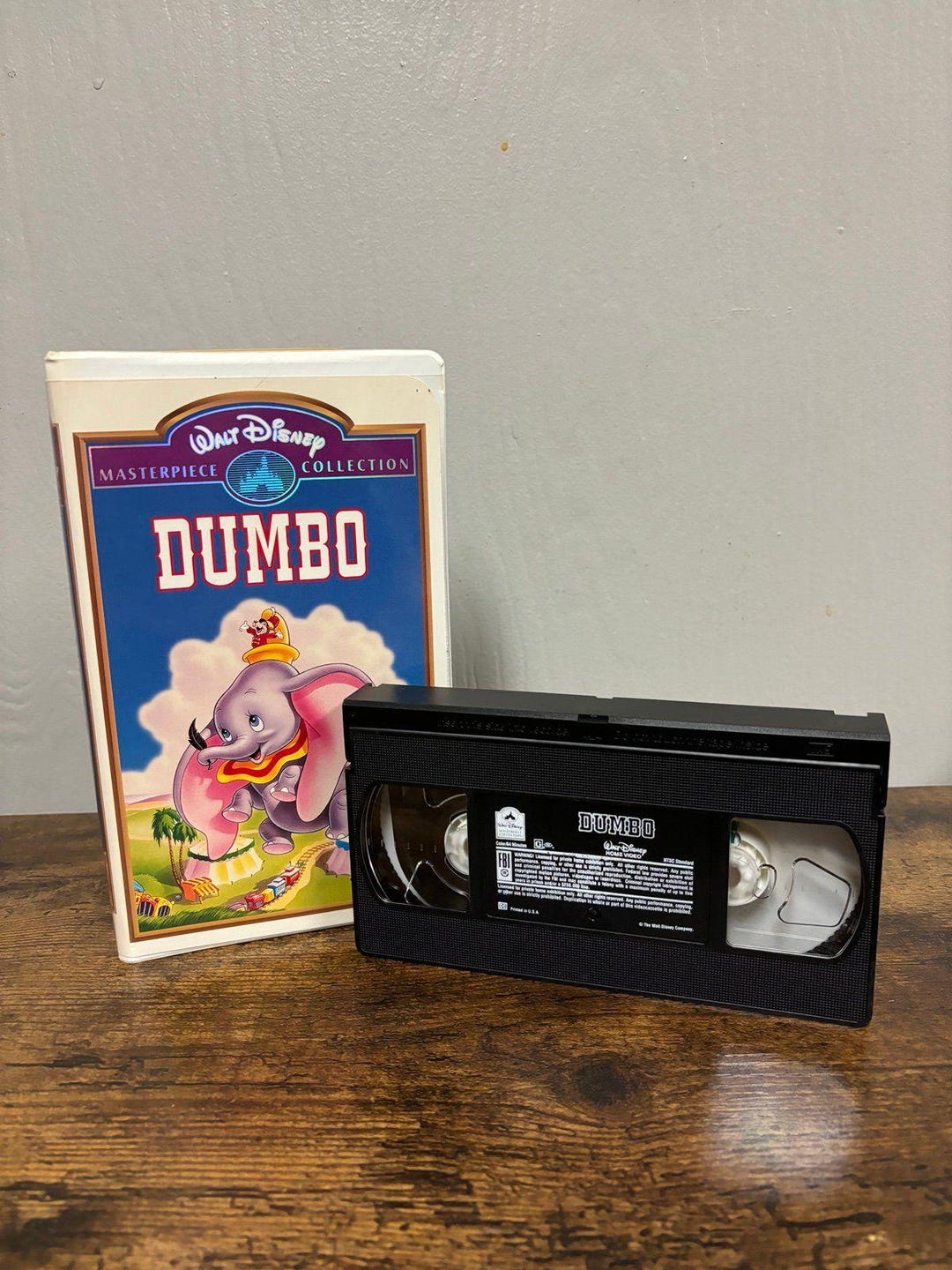 Vintage 1994 Walt Disney Masterpiece Collection dumbo VHS - Etsy