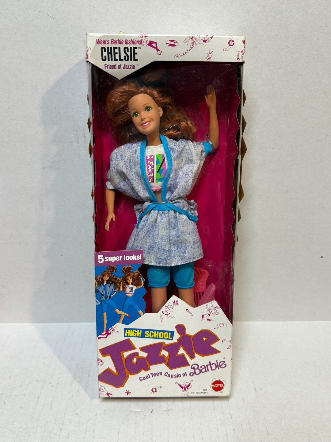 Mattel 1988 High School Jazzie Doll Chelsie NRFB 3698 - Etsy