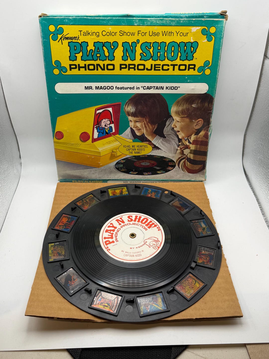 1969 Kenner Play N Show Phono Projector Mr. Magoo in Captain Kidd - Etsy