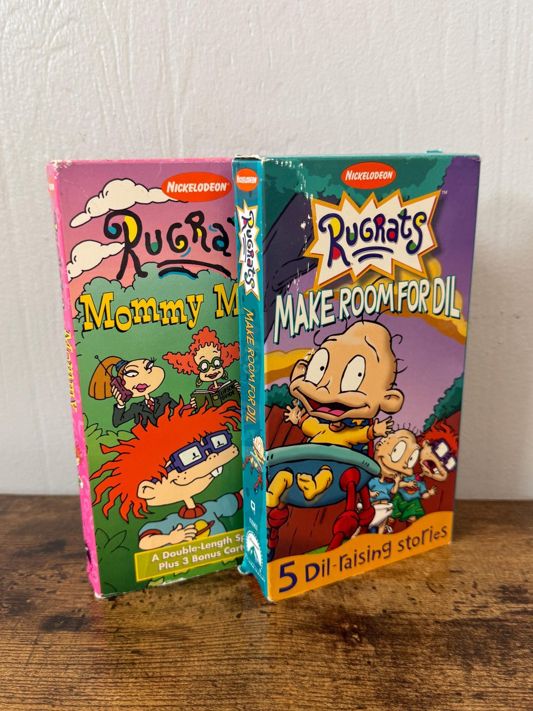 Vintage Nickelodeon VHS Tapes, Rugrats Make Room for Dil and Mommy ...