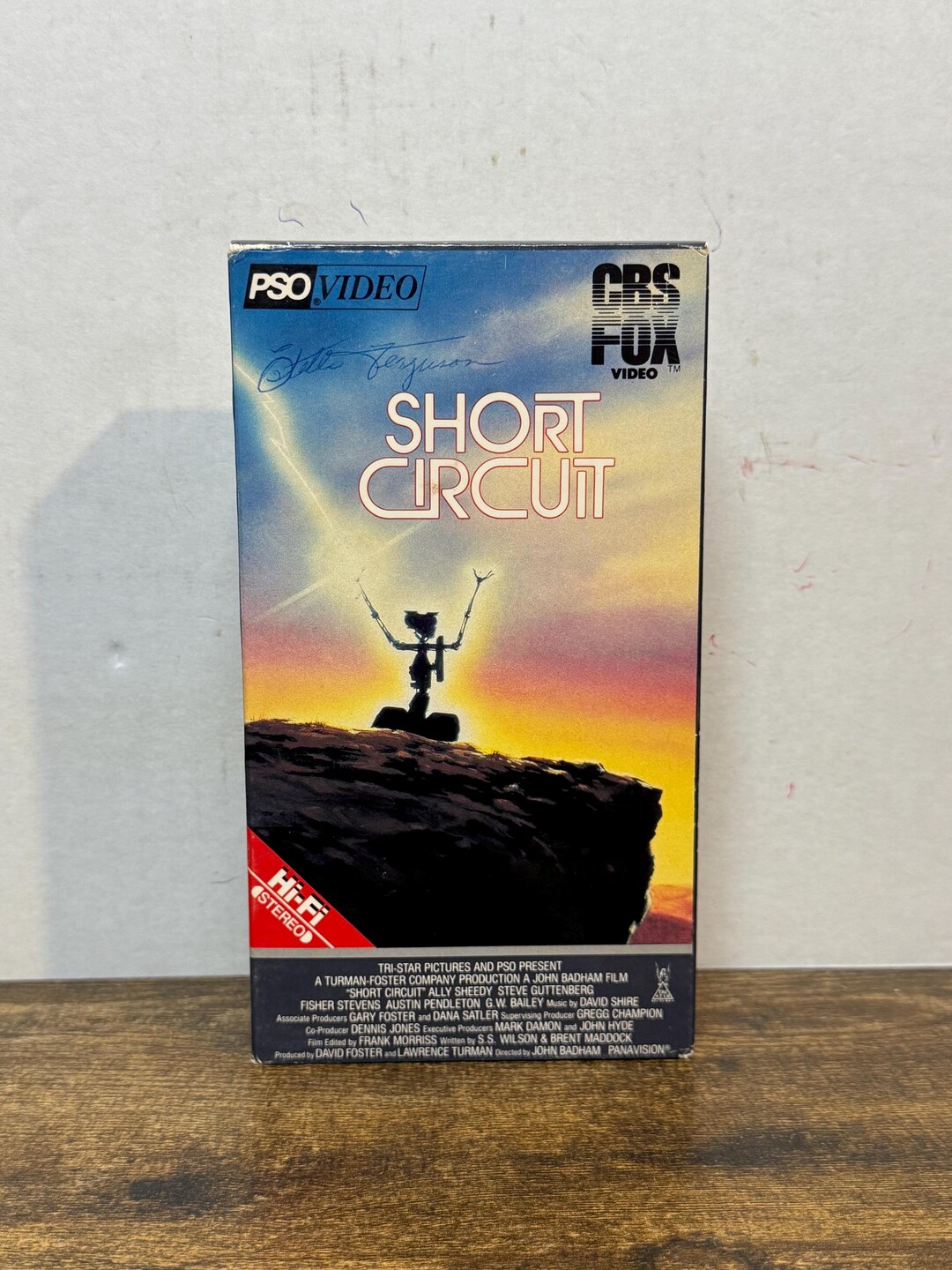 Short Circuit VHS, 1986 First Printing, PSO Video CBS Fox Rare - Etsy