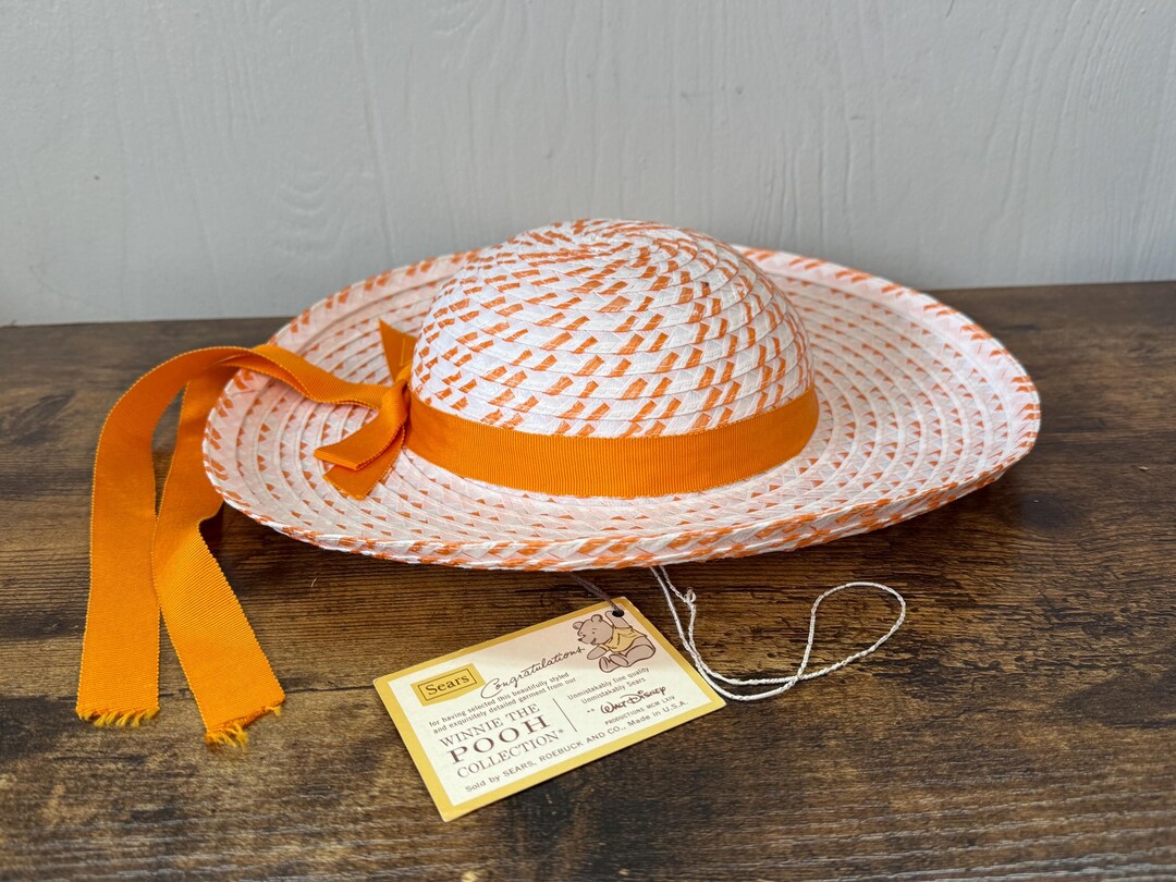 Vintage Sears & Roebuck Winnie the Pooh Orange and White Child’s Sun ...