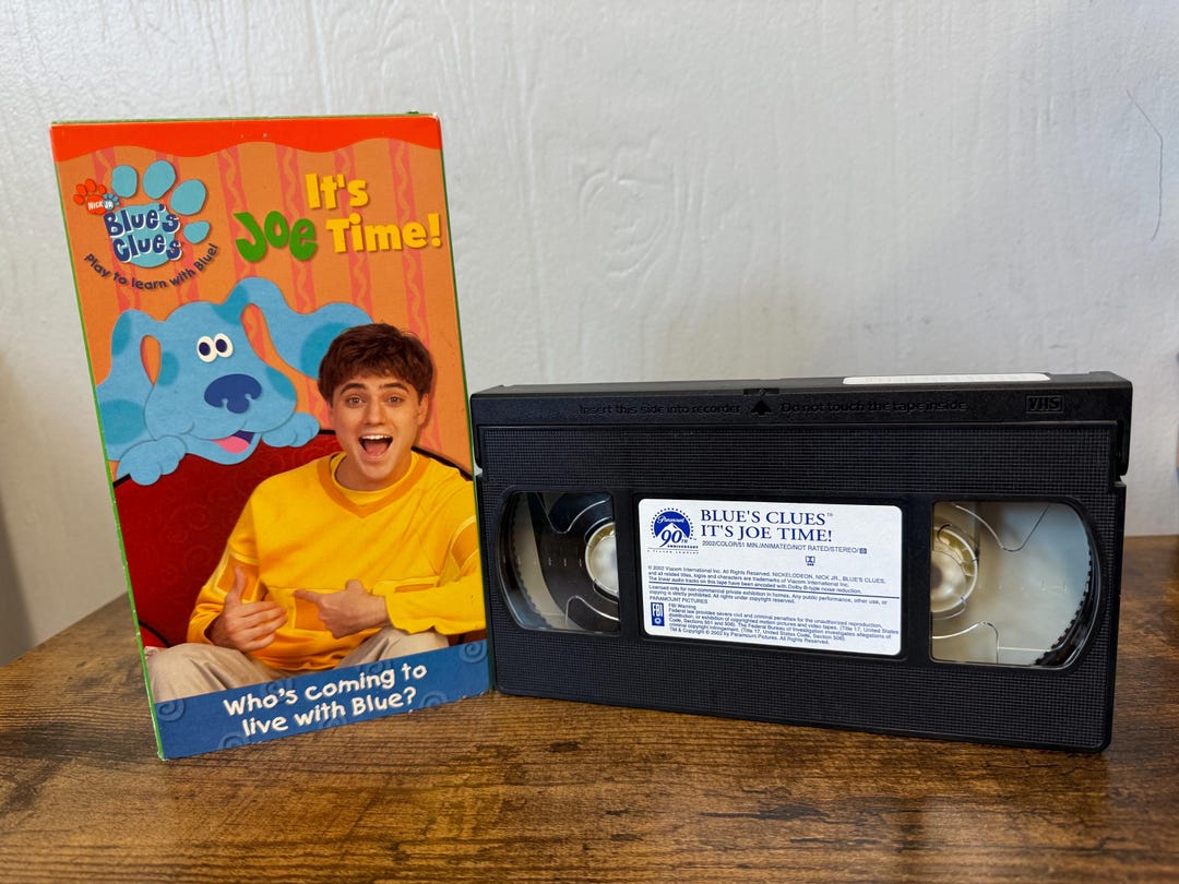 Nick Jr. Blues Clues VHS 2002 Its Joe Time - Etsy France