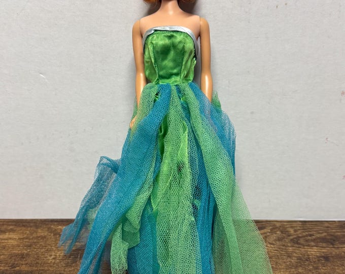 Vintage 1960s Midge Doll Red Hair and Freckles in Green Prom Dress - Etsy