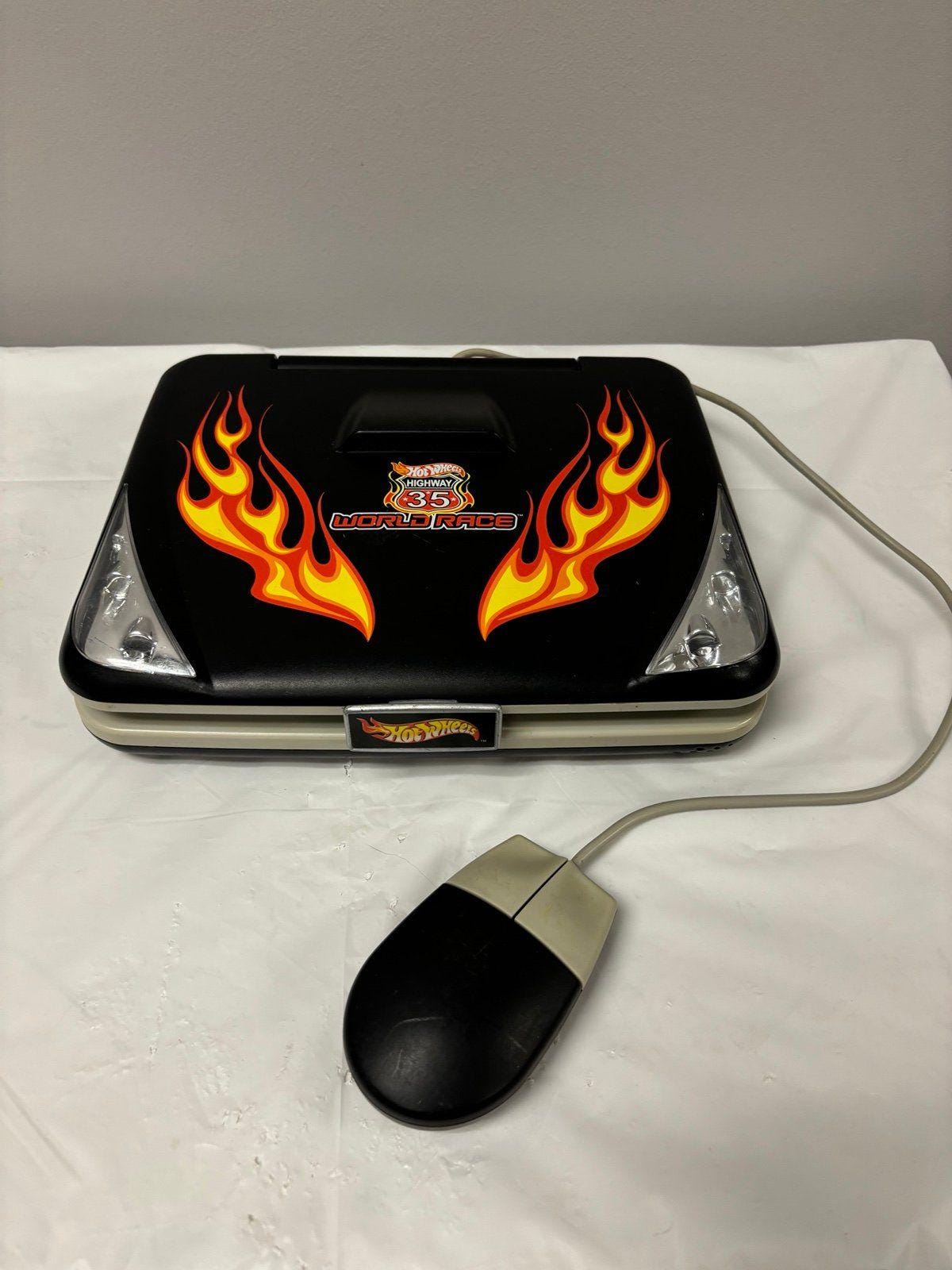 Hot Wheels Accelerator World Race Electronic Learning Laptop Computer ...