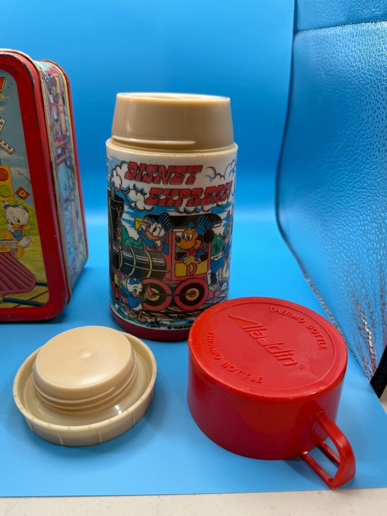 Vintage Aladdin Disney Express Metal Lunchbox With Thermos - Etsy
