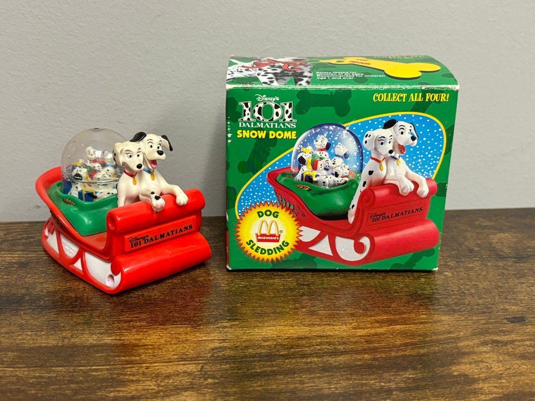 1996 Mcdonalds Snow Dome Disney 101 Dalmatians - Etsy