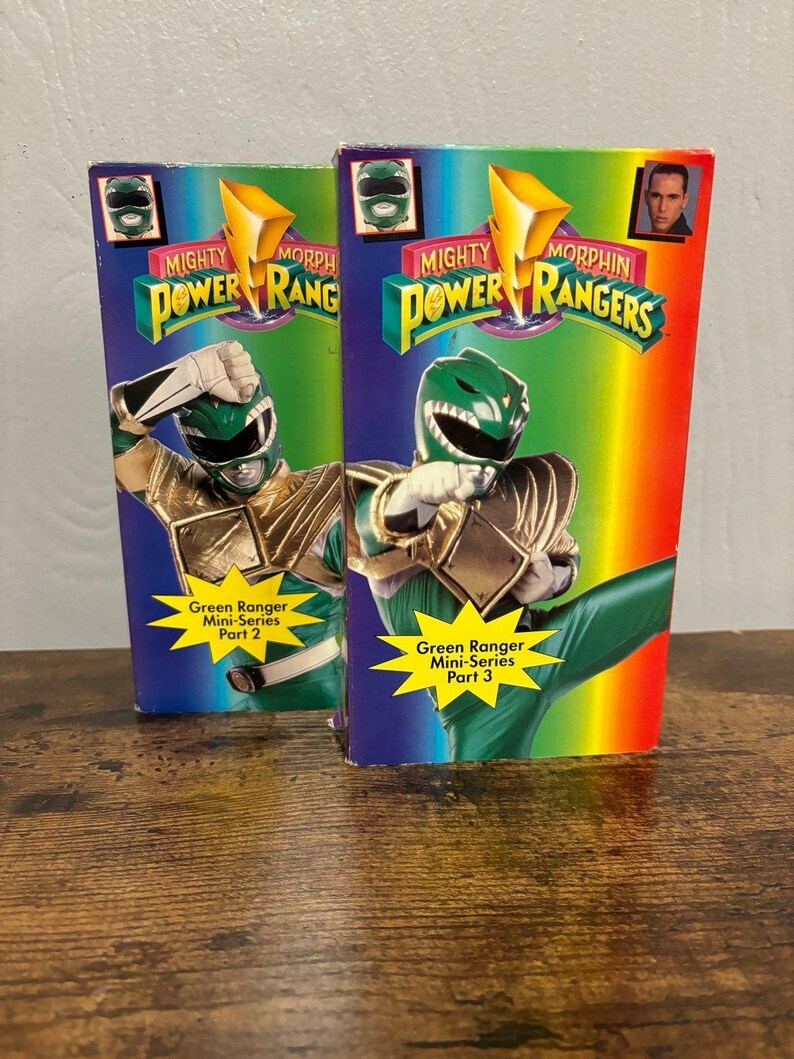 1991 Saban Mighty Morphin Power Rangers Mini Series, Green Ranger 2&3 ...